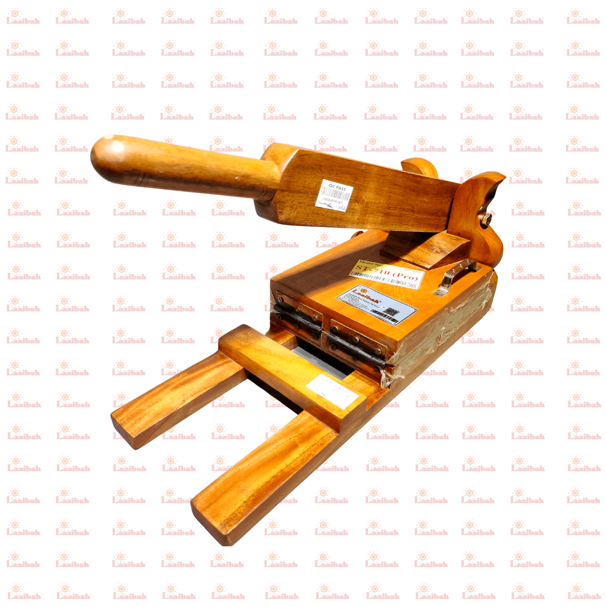 Laaibah Original Mehagoni Wood Ruti maker - Model ST 710 Pro - Wooden ...