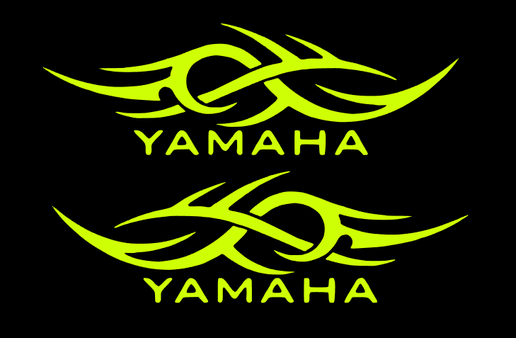 Yamaha Flame Design Sticker for bike | Daraz.com.bd