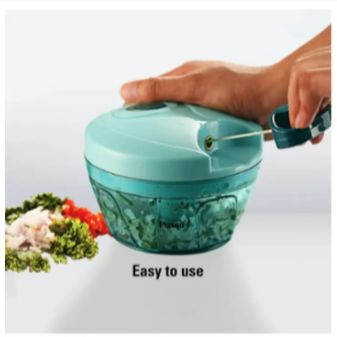 Mini Handy Plastic Chopper with 3 Blades Manual Eco-Friendly Meat ...