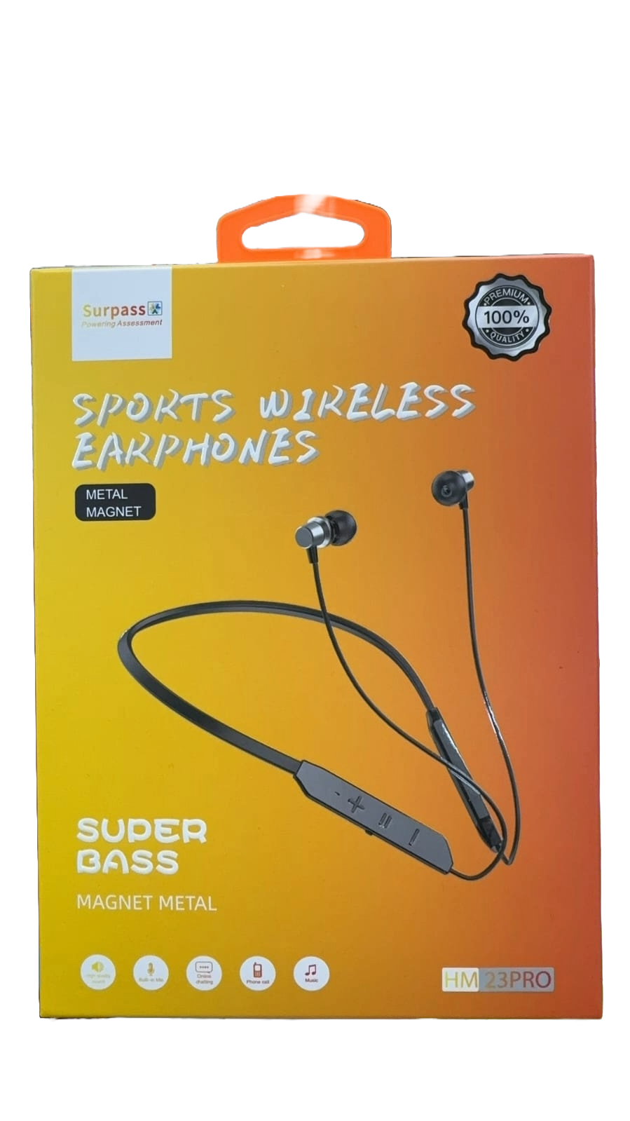 Surpass HM23 Pro Sports Wireless Earphones - Headphone - Neckband ...