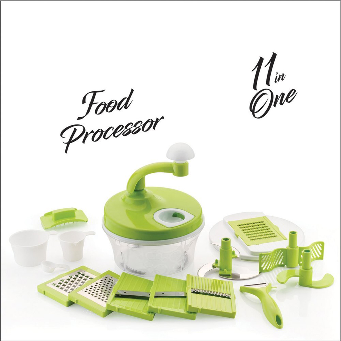 PLATINUM 11 IN 1 Manual Food Processor All in One Multi Function Manual ...