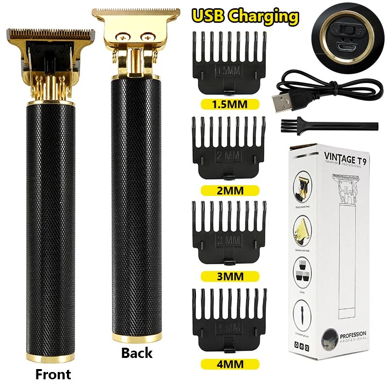 LCD Hair Clippers Professional Hair Cutting Machine Beard Trimmer For ...