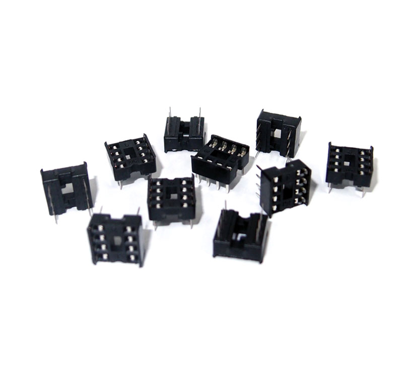 5Pcs- 8Pin IC Base 8 Pin PCB Mount Low Cost IC Socket DIL DIP IC Socket ... 5Pcs- 8Pin IC Base 8 Pin PCB Mount Low Cost IC Socket DIL DIP IC Socket ...
