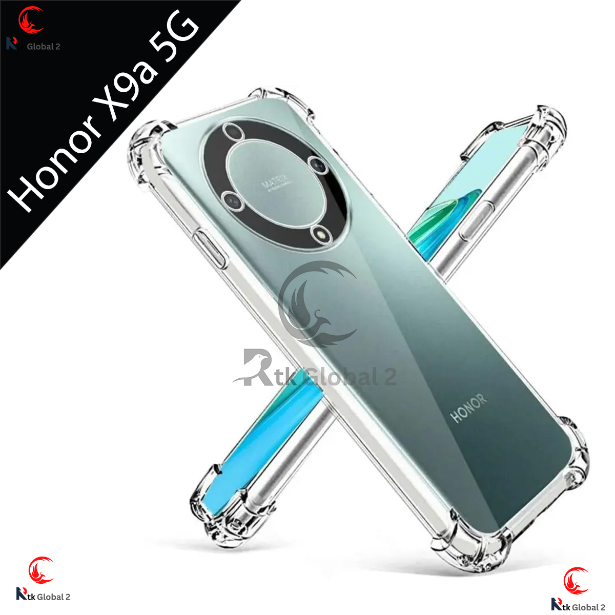 For Honor X40 / Honor X9a 5G Phone Cover TPU Clear Fitted Bumper Soft ...