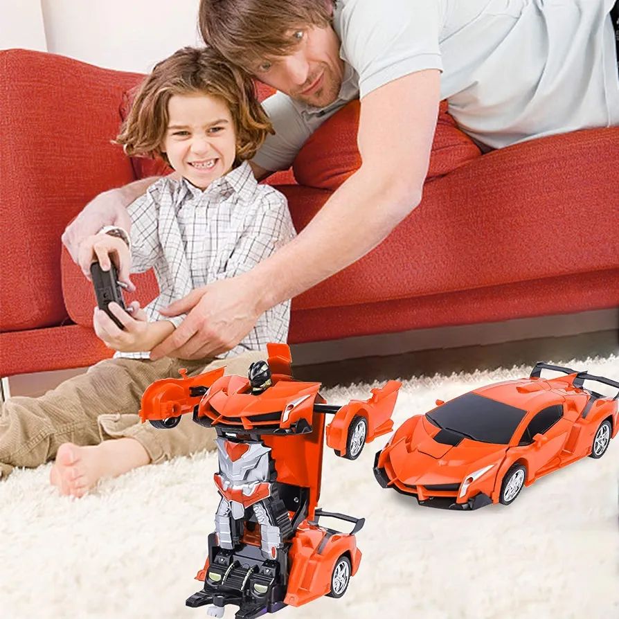 Transforming RC Cars for Kids & Boys Toys - One Button Transformation ...