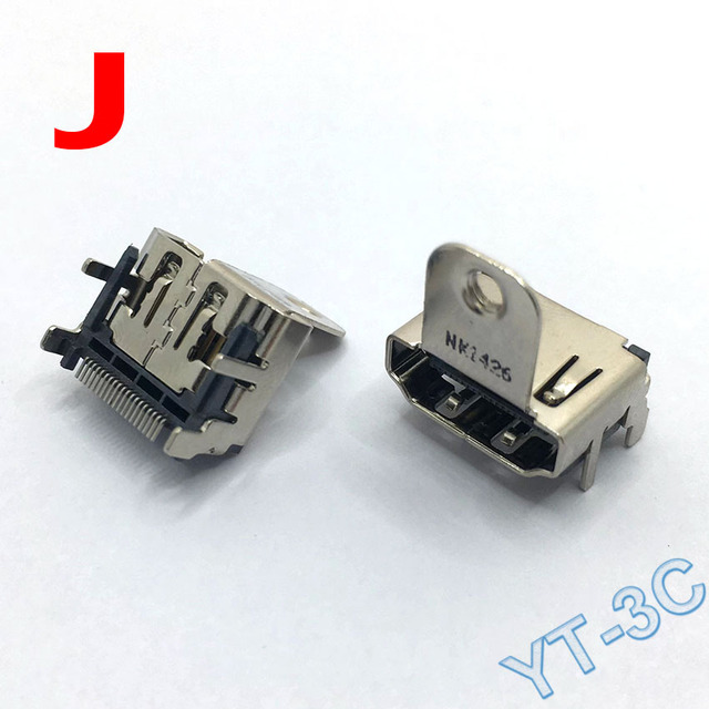 1pcs New Hdmi 20p Male Plug Connector Hdmi Female Socket Jack Hdmi ...
