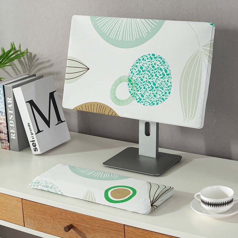 Nordic Flannel Art INS Style Keyboard Dust Cover Monitor Covers Desktop ...