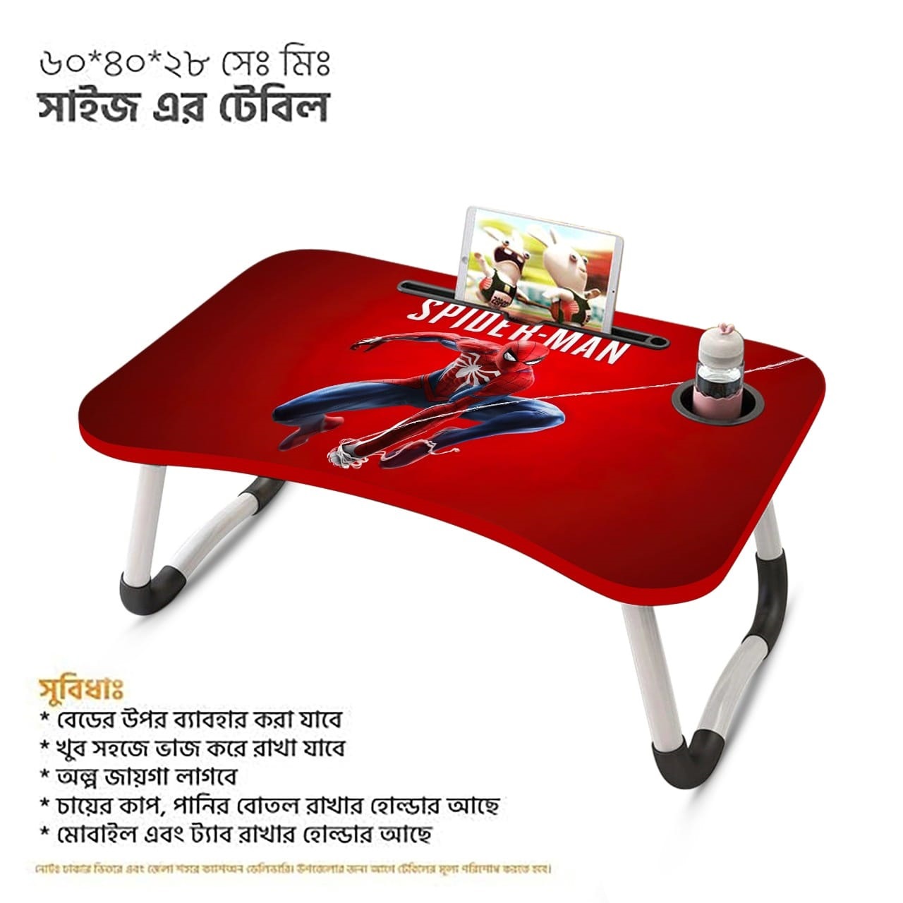 Table Foldable Student Dormitory Simple Computer Desk Cartoon Learning ...