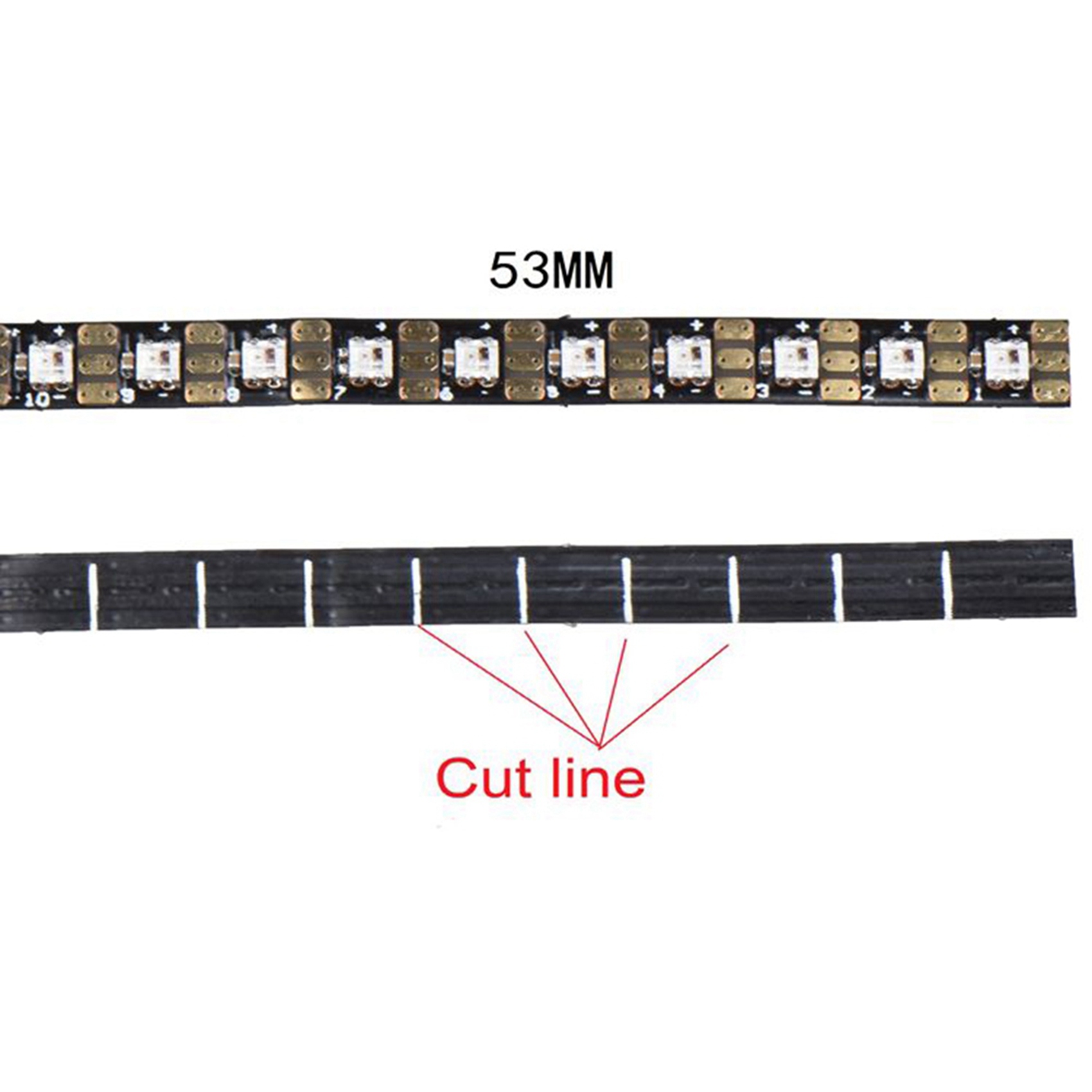 200PCS DC5V WS2812 2020 LED Chip Mini SMD Addressable Digital RGB Full ...