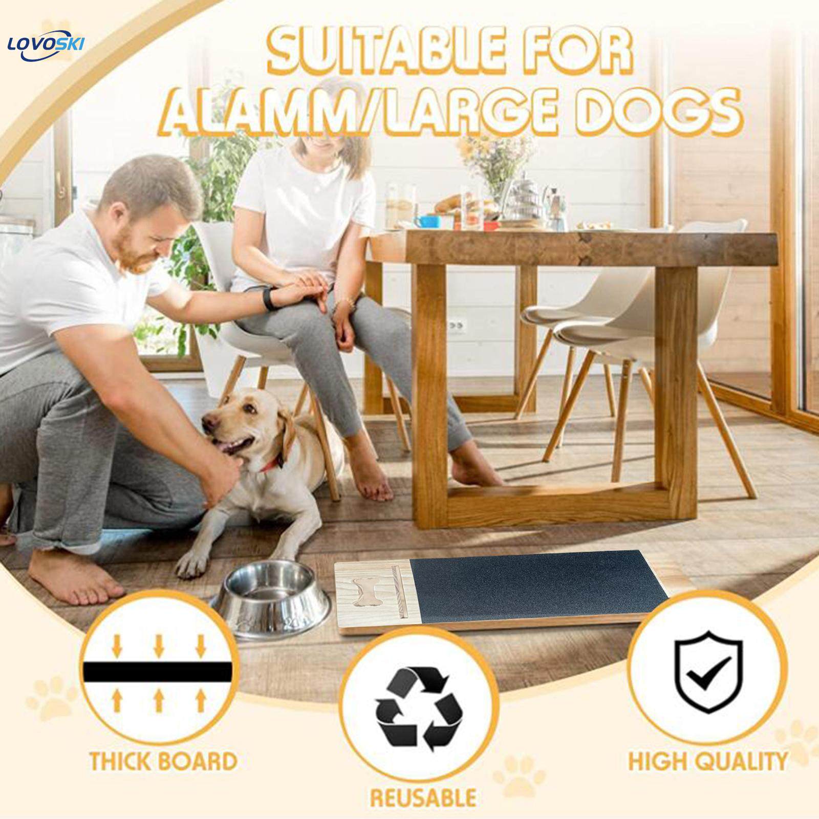 Dog Scratch Pad Nail No Hurt to Dog Nail Toy Nail File Black | Daraz.com.bd