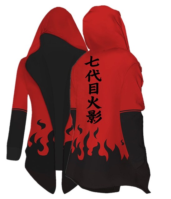 Anime Namikaze Minato Cosplay Jacket Trench Robe akatsuki Cloak ...