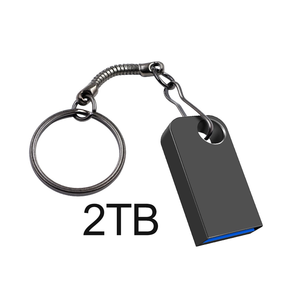 Mini Pen Drive 2TB Metal Waterproof Memoria USB Flash Drives 1TB TYPE C ...
