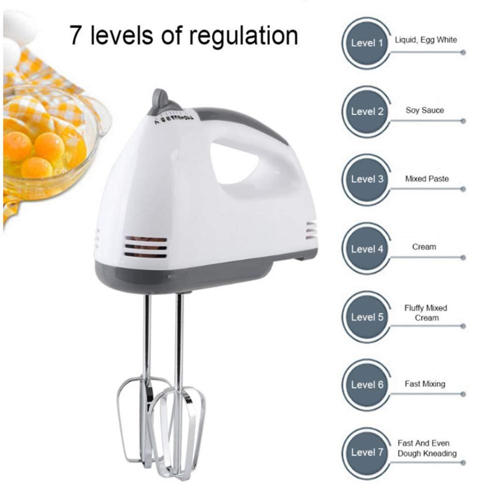 Scarlett - Electric Egg Beater and Mixer for Cake Cream - White