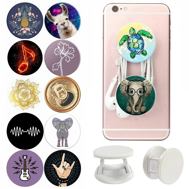 【happy one】DIY Round Popular Phone Stand Young Popped Phone Pocket ...