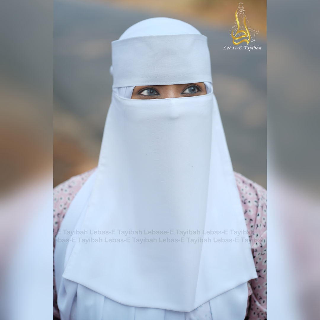 Arabian Niqab white Arabian Nikab for women Lebas E Tayibah | Daraz.com.bd