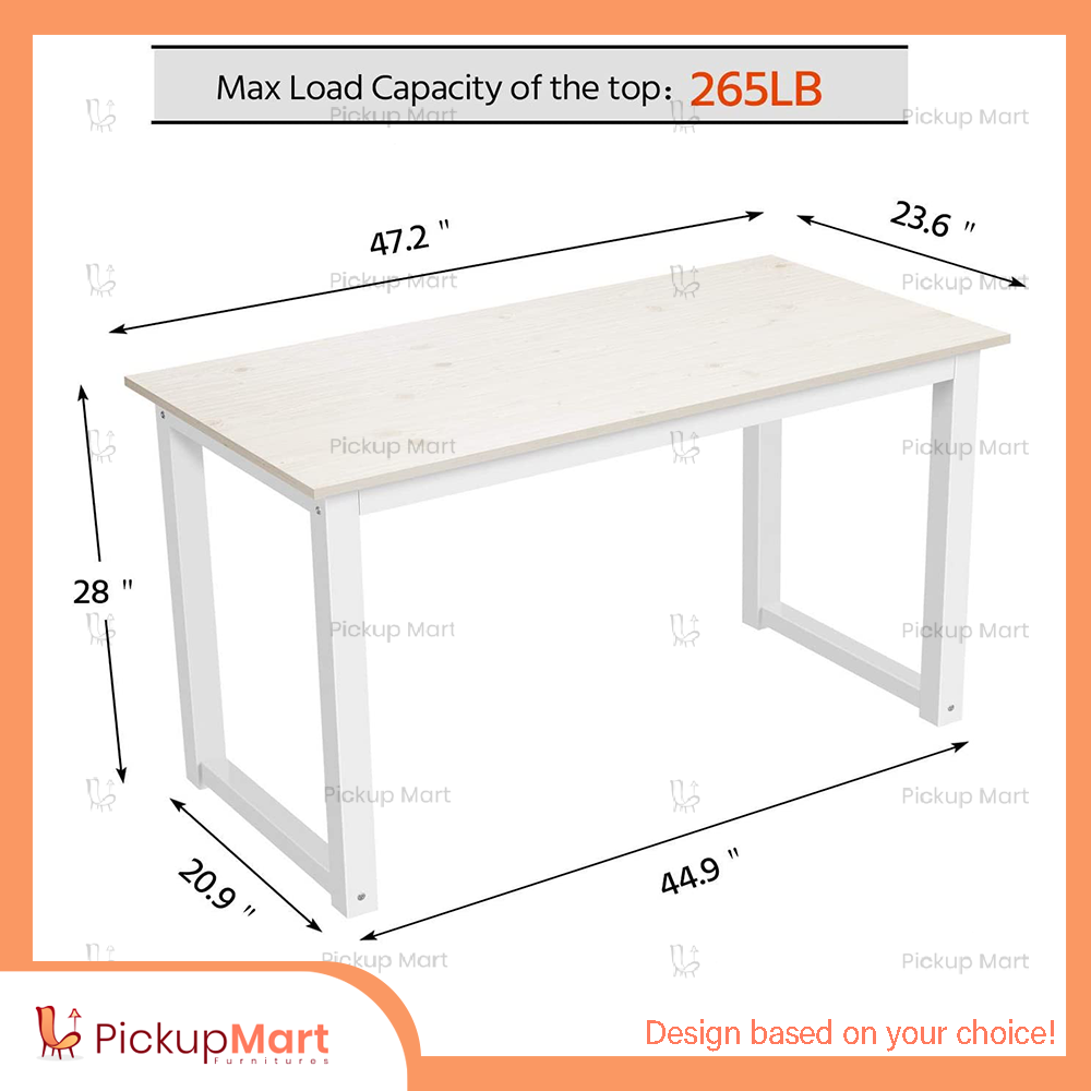 Metal Frame Workstation/ Study Table/ Computer Table/ Reading Table ...