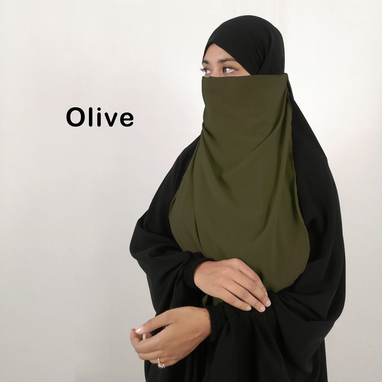 Nose Niqab Hijab One Part Muslim Half Niqab For Women - Hijab ...