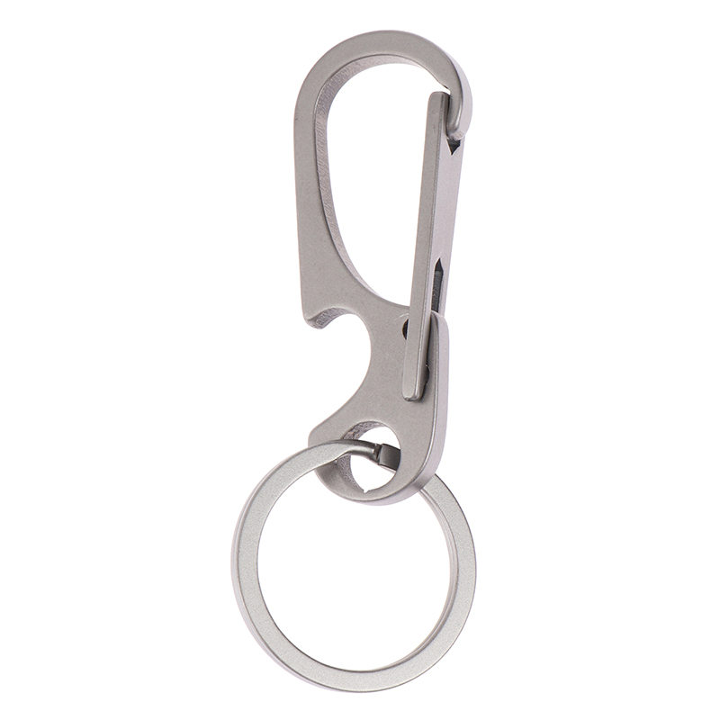1Pc Titanium Alloy Carabiner Multi-function Keychain OutdoorWaist ...
