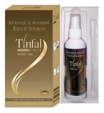 Tinfal Plus Solution minoxidil 5% for hair growth treatment - 60 ml ...