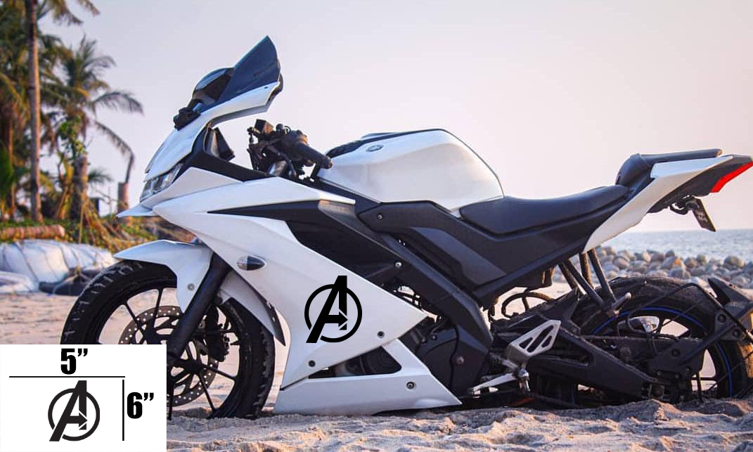 Bike Decal Sticker - Avenger Logo ( Waterproof & Premium quality)/ Bike ...