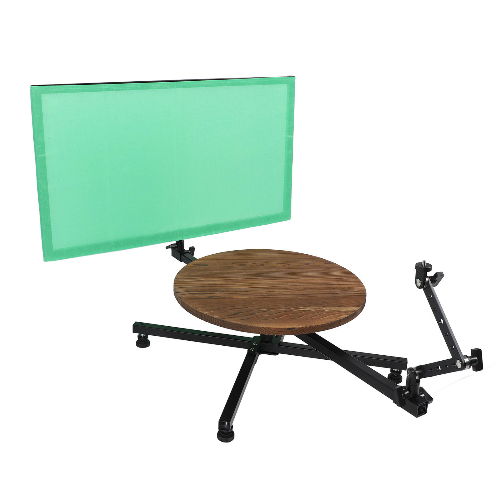 Rotating Camera Slider Camera Spin Platform Aluminum Alloy Wood 360 ...