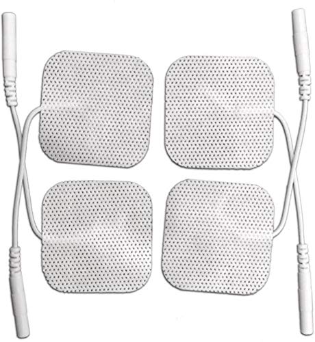 10 pair 5x5cm Electrode Pads for Electric Tens Acupuncture Digital ...