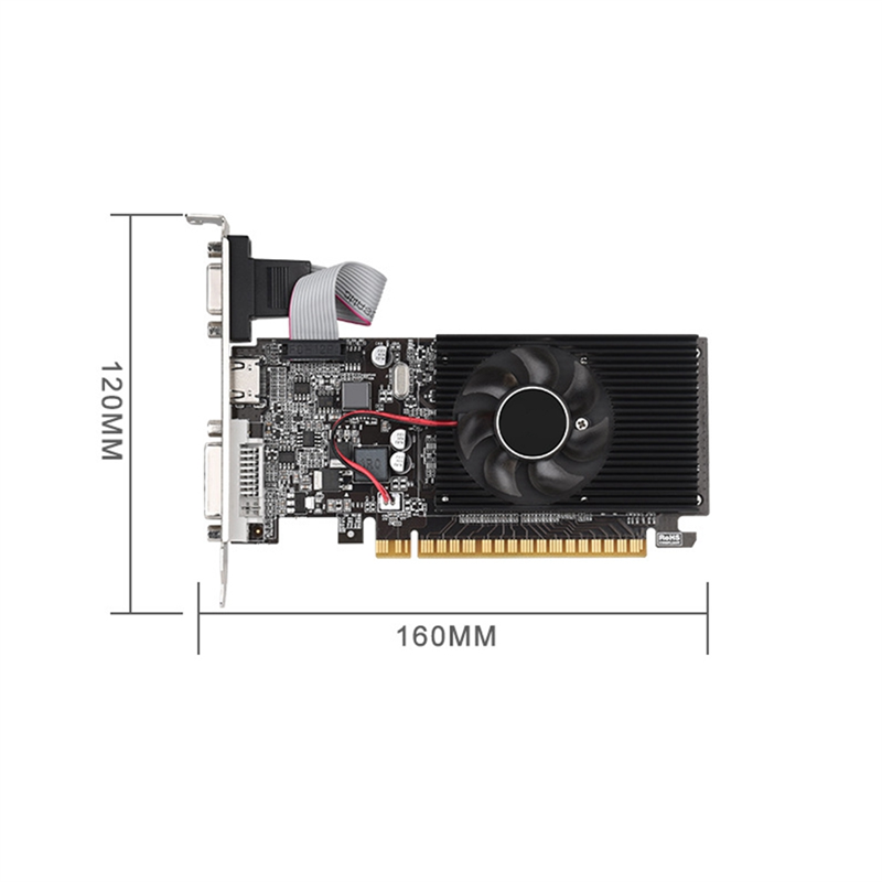 GT210 1GB Graphics Card GT210 1GB GDDR3 64Bit Graphics Card PClE X16 2.0 GPU Computer Graphics ...