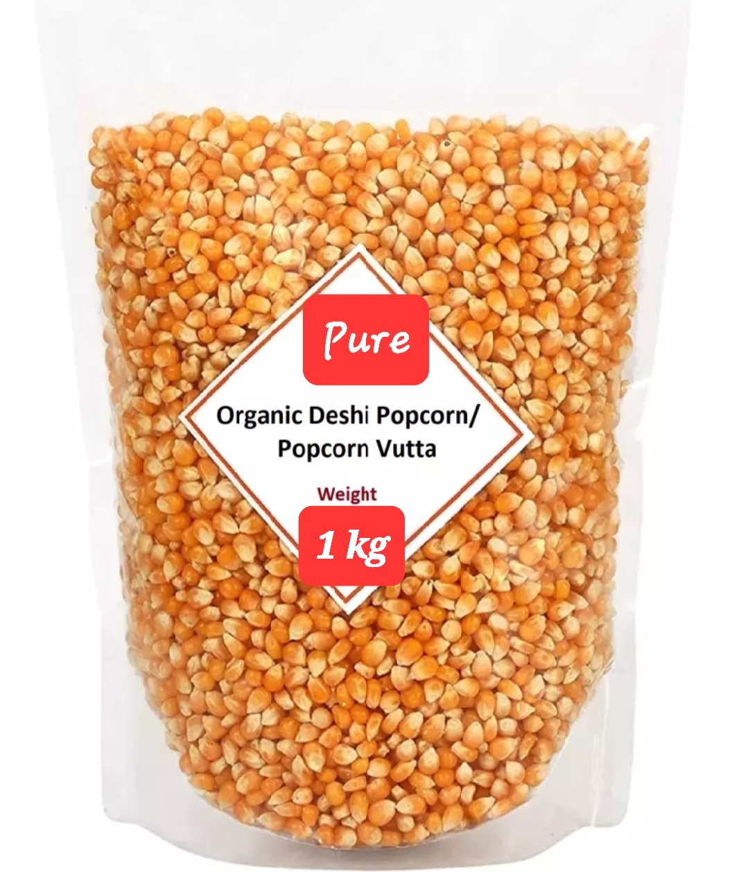 Pure Organic Deshi Popcorn Kernels/Popcorn Vutta-1 Kg | Daraz.com.bd