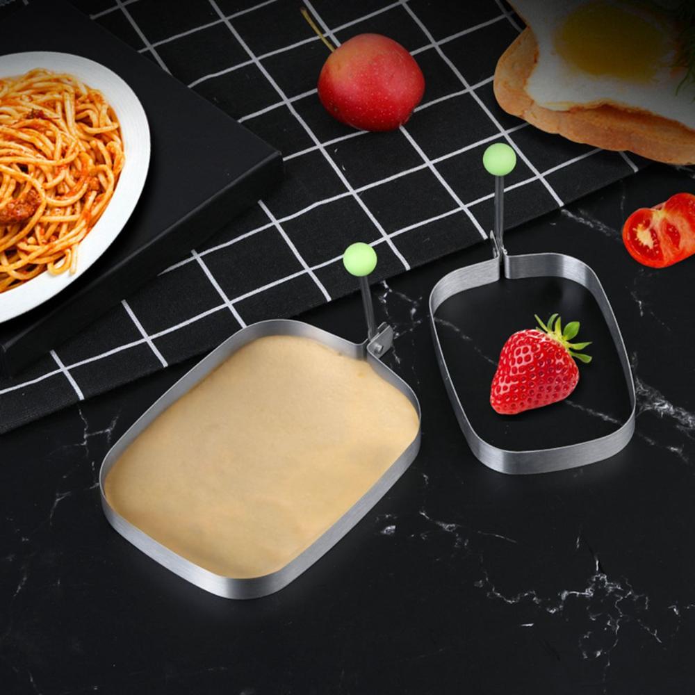 Kitchen Pancake Non-stick Stainless Steel Cooking Pancake Shaper Egg ...