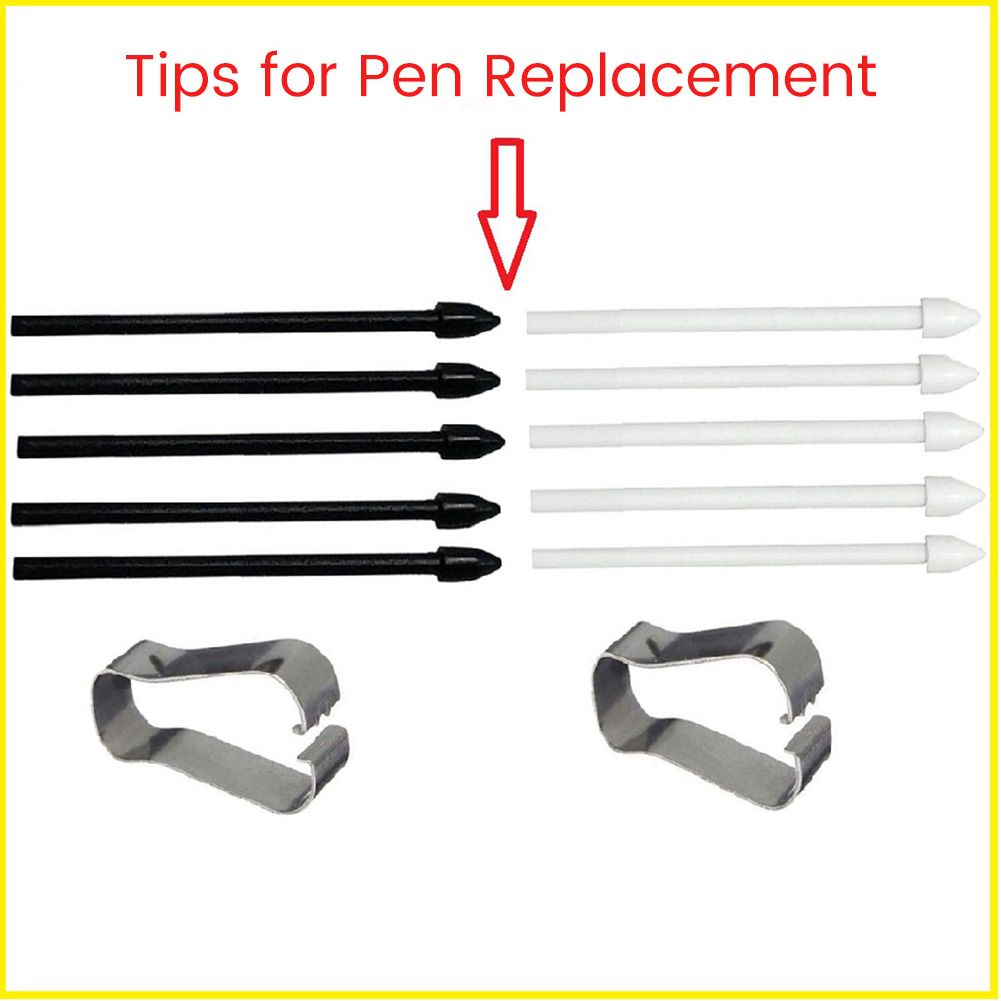 Touch Stylus S Pen Tips Nibs+ Pen Clip for Samsung Tab S7 S7+/S6 Lite ...