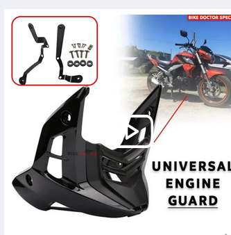 Universal Motorcycle Engine Guard (Pulsar, Apache, Gixxer, FZ and other ...