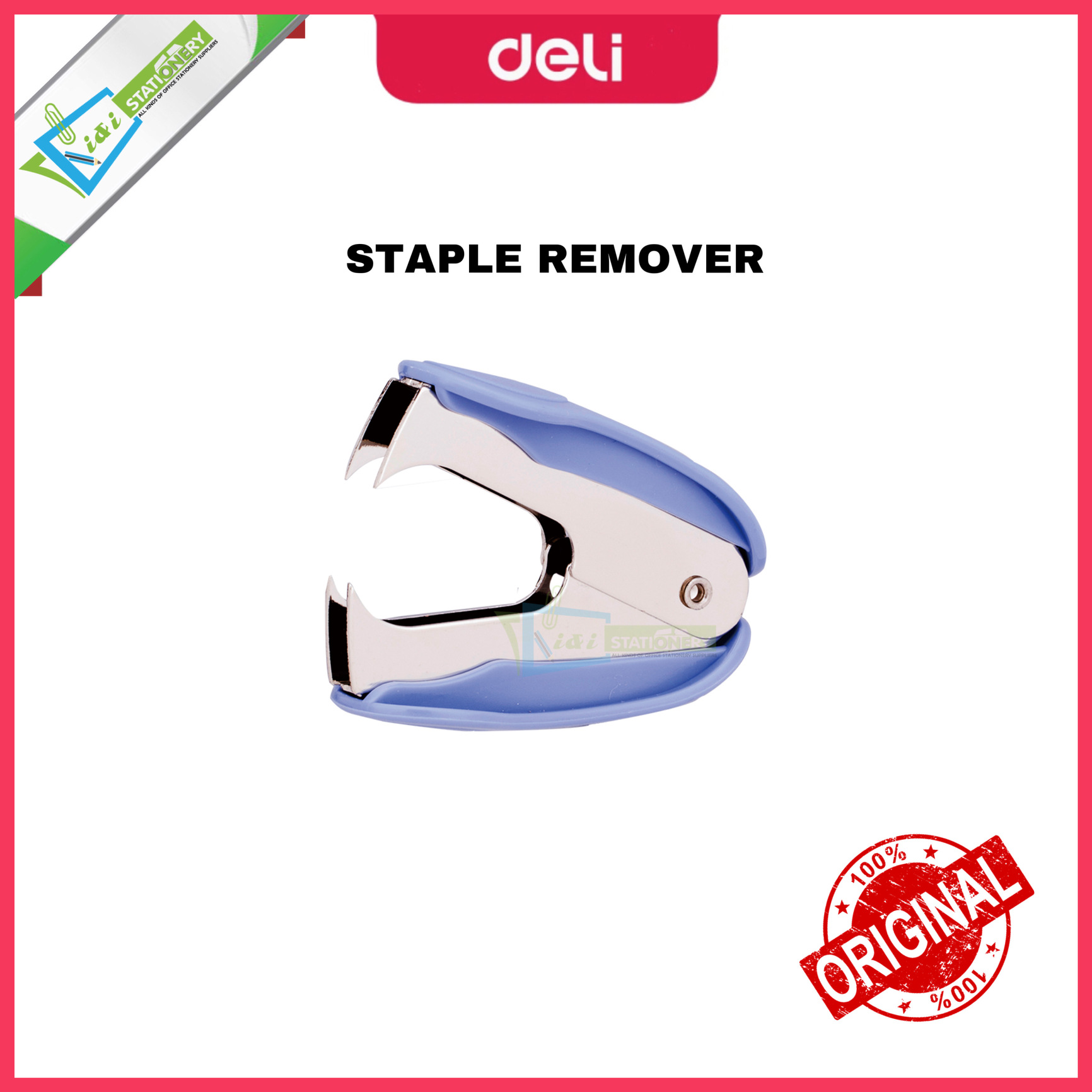 deli Staple Remover / Pin Remover -Random Color - 1pcs | Daraz.com.bd