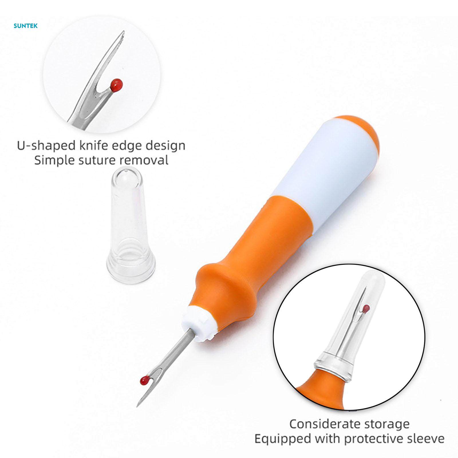 Seam Ripper Lightweight Sewing Thread Remover Rubber Handle Stitch ...