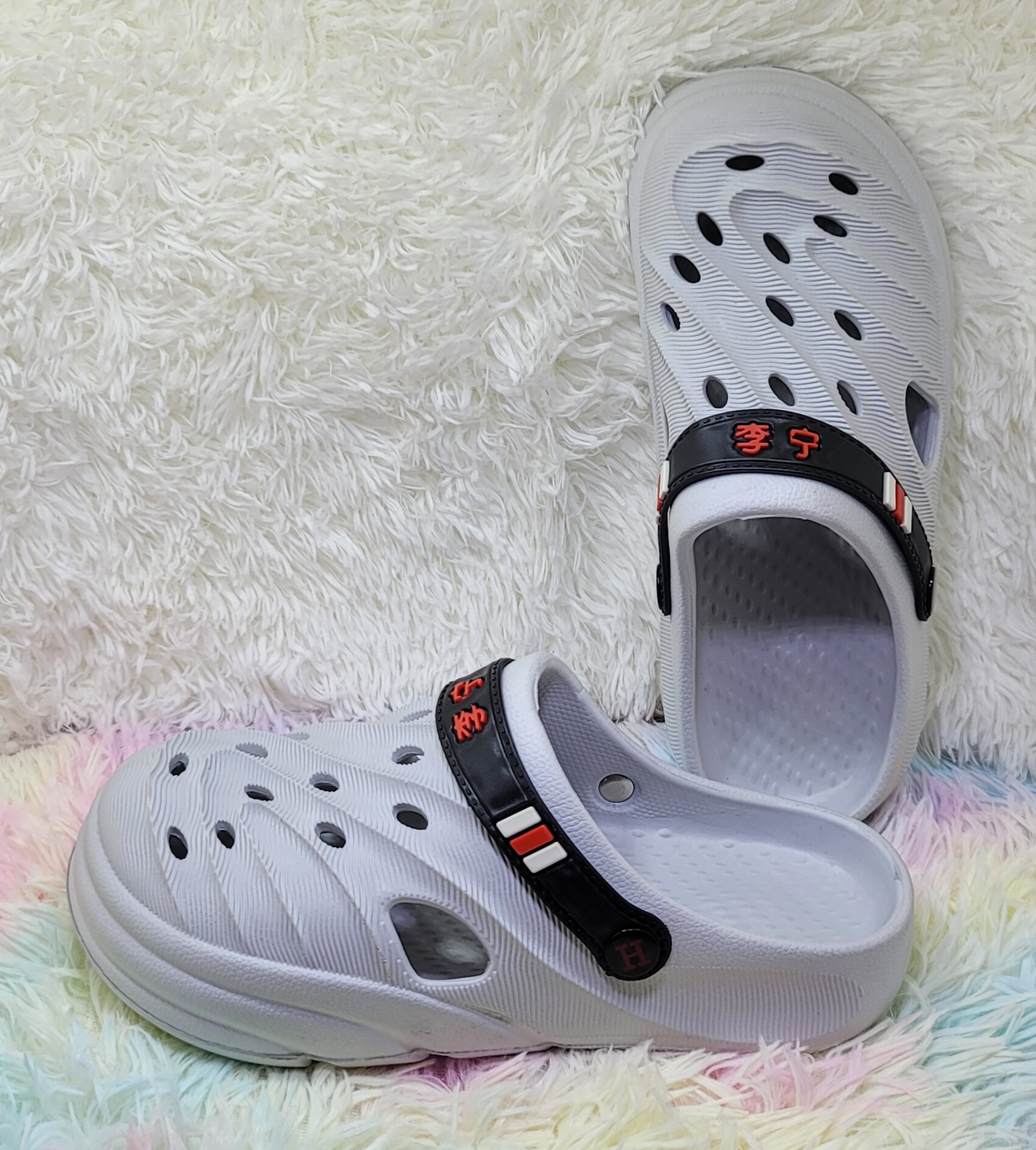 Mens Hollow Design Slingback Round Toe Clogs Outdoor EVA Vent Sandals ...