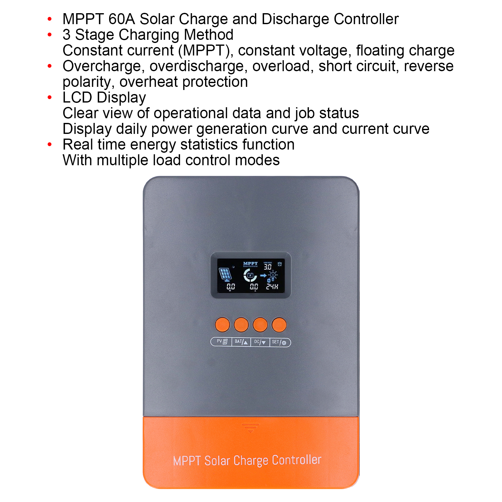 Photovoltaic Charging Controller, MPPT Solar Charge Controller High ...