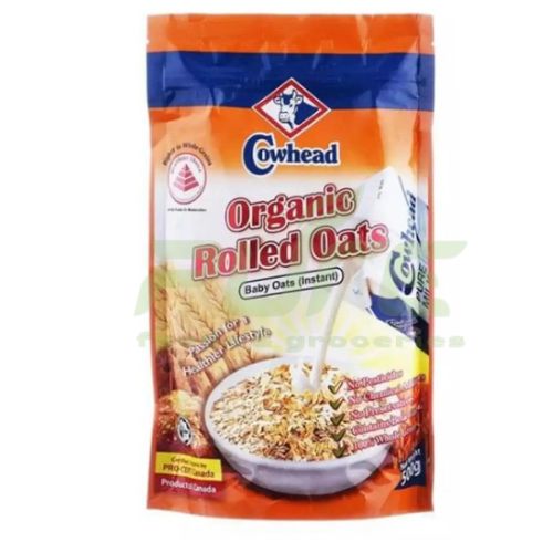Cowhead Baby Oats Instant Organic Rolled Oats - 500gm | Daraz.com.bd