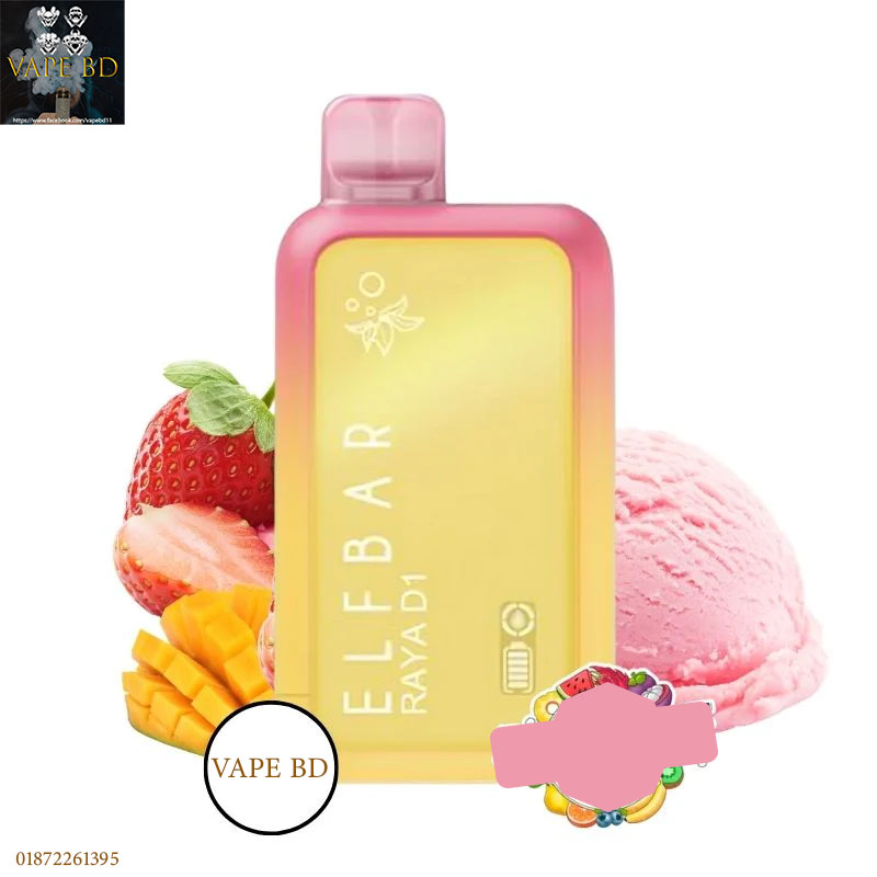 ELFBAR Raya D1 13000 Puffs Rechargeable Disposable Pod | Daraz.com.bd