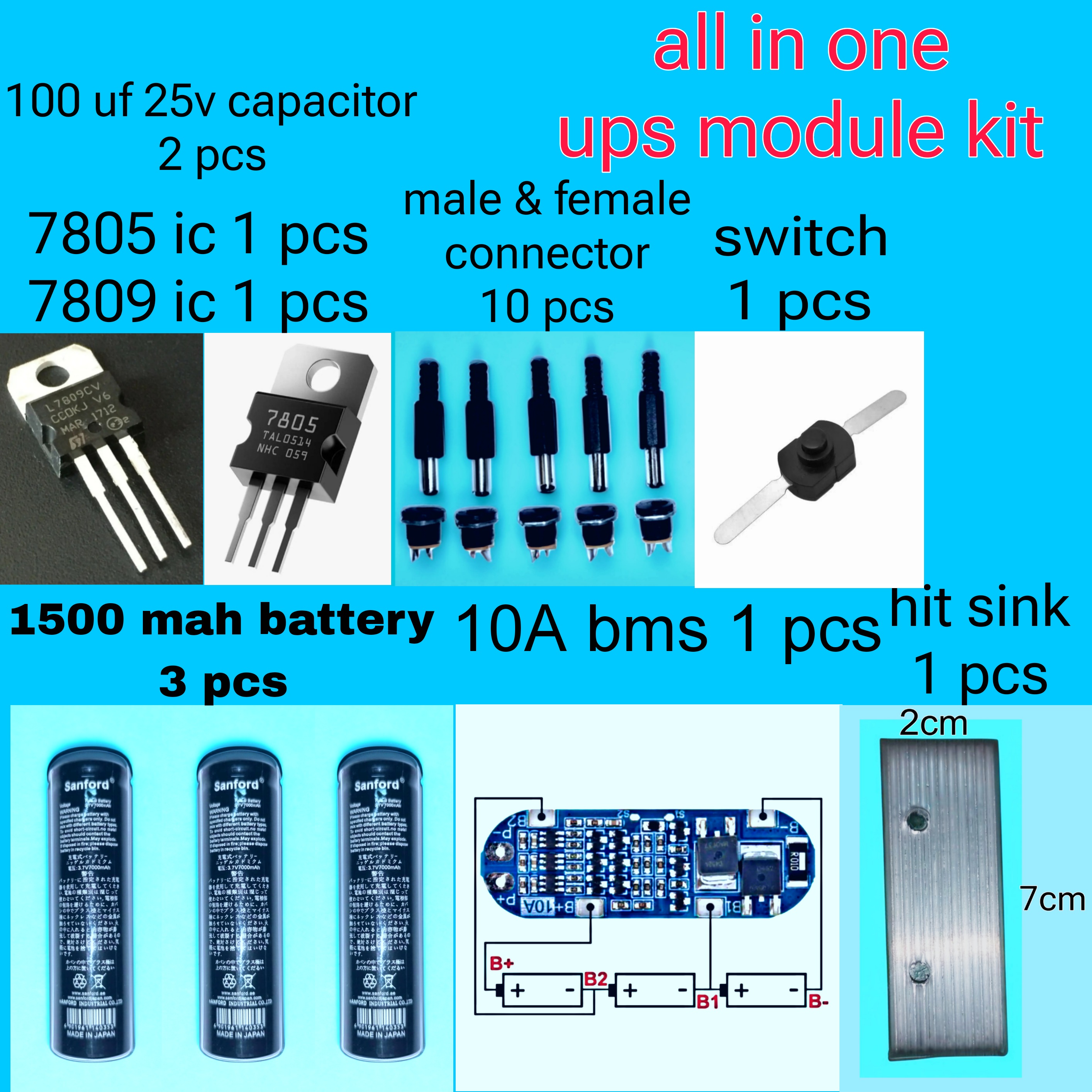 UPS Kit For Wi-fi Router and onu | Daraz.com.bd