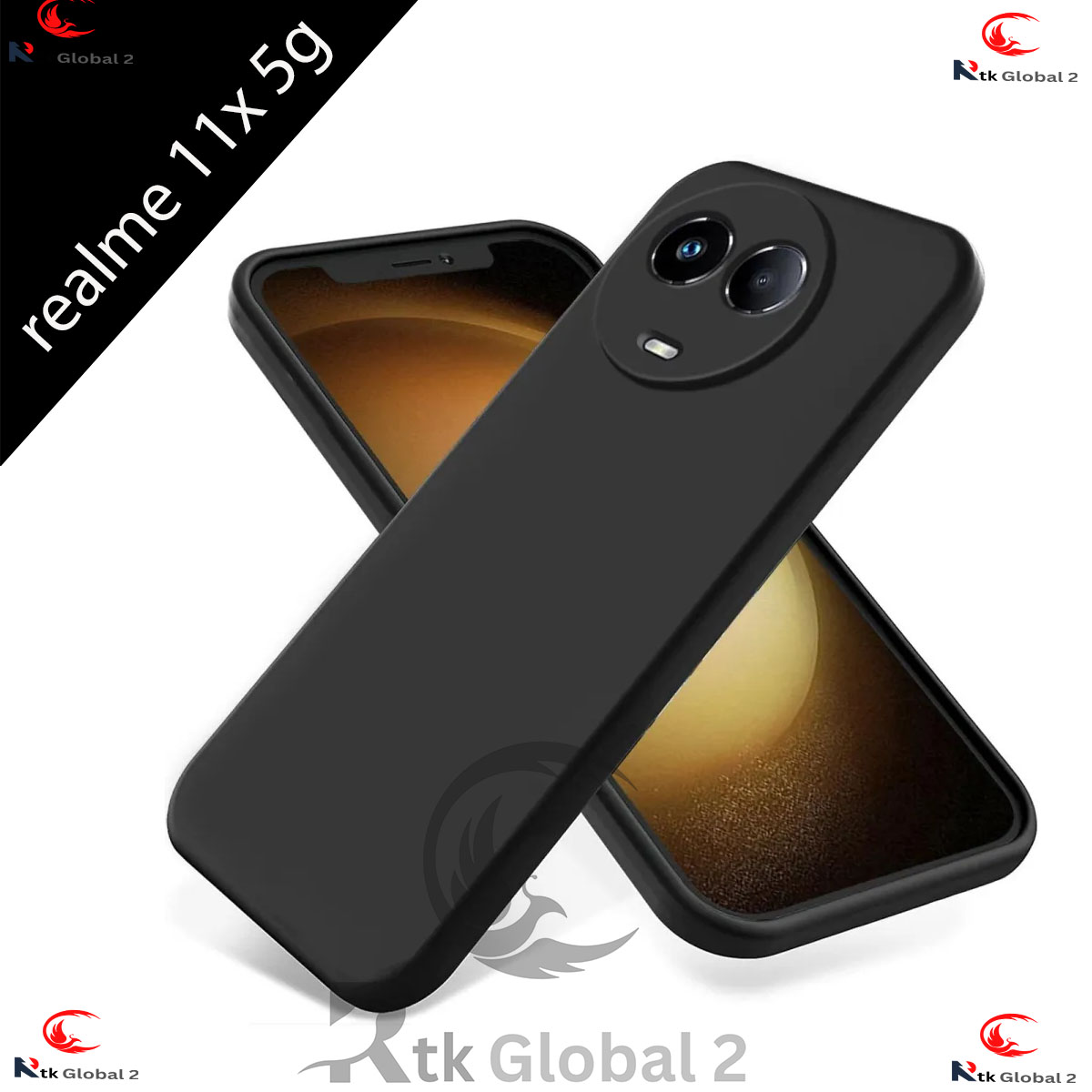 case For Realme 11x 5g Back cover Soft Liquid Skin friendly Silicone ...