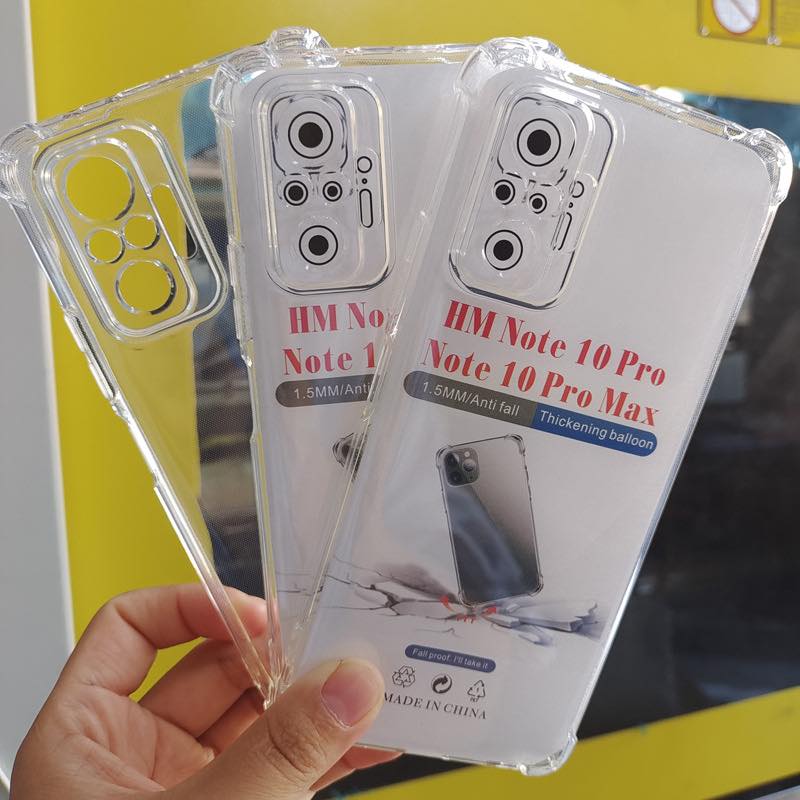 for redmi note 10 pro max / note 10 pro transparent back cover | Daraz ...