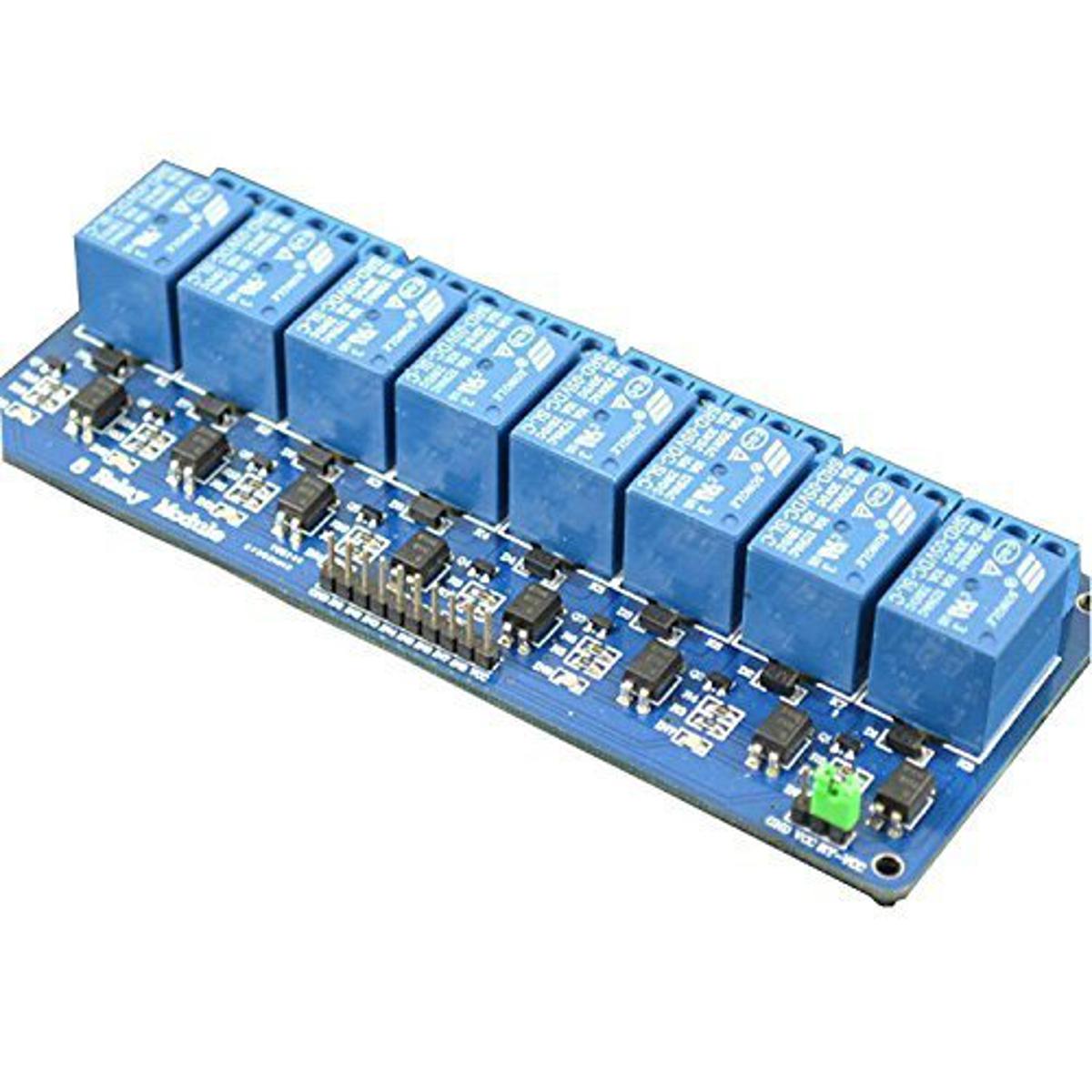 12V 8 Channel Relay Module DC 12V Relay Module 12V Relay Control Module ...