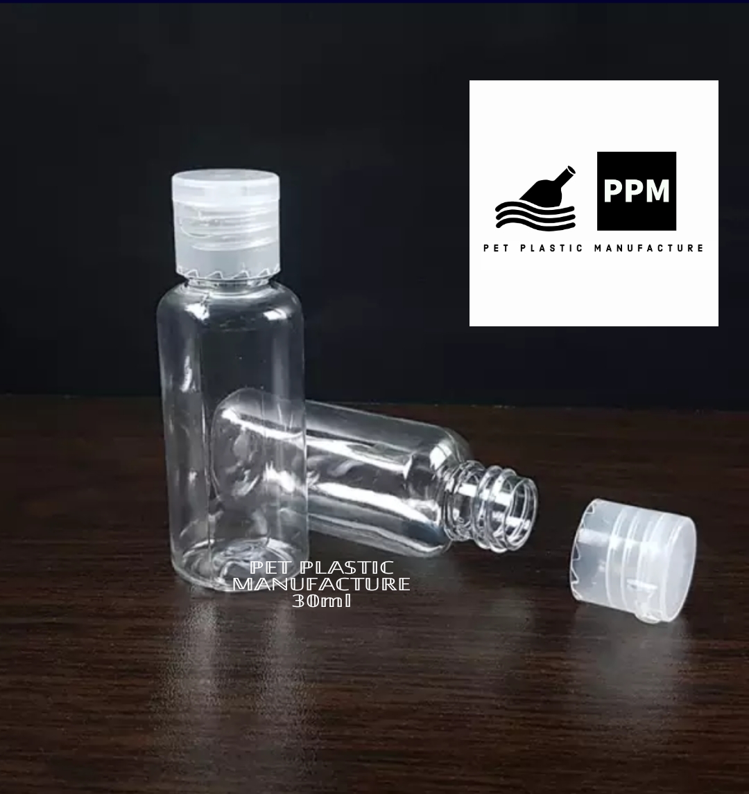 Plastic Oil Bottle With Cap 5 Piece Combo 30Ml Transparent Plastic ...