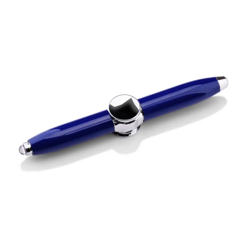 LED Spinning Pen Ball Gyro Pen Fidget Spinner Hand Top Glow In Dark ...