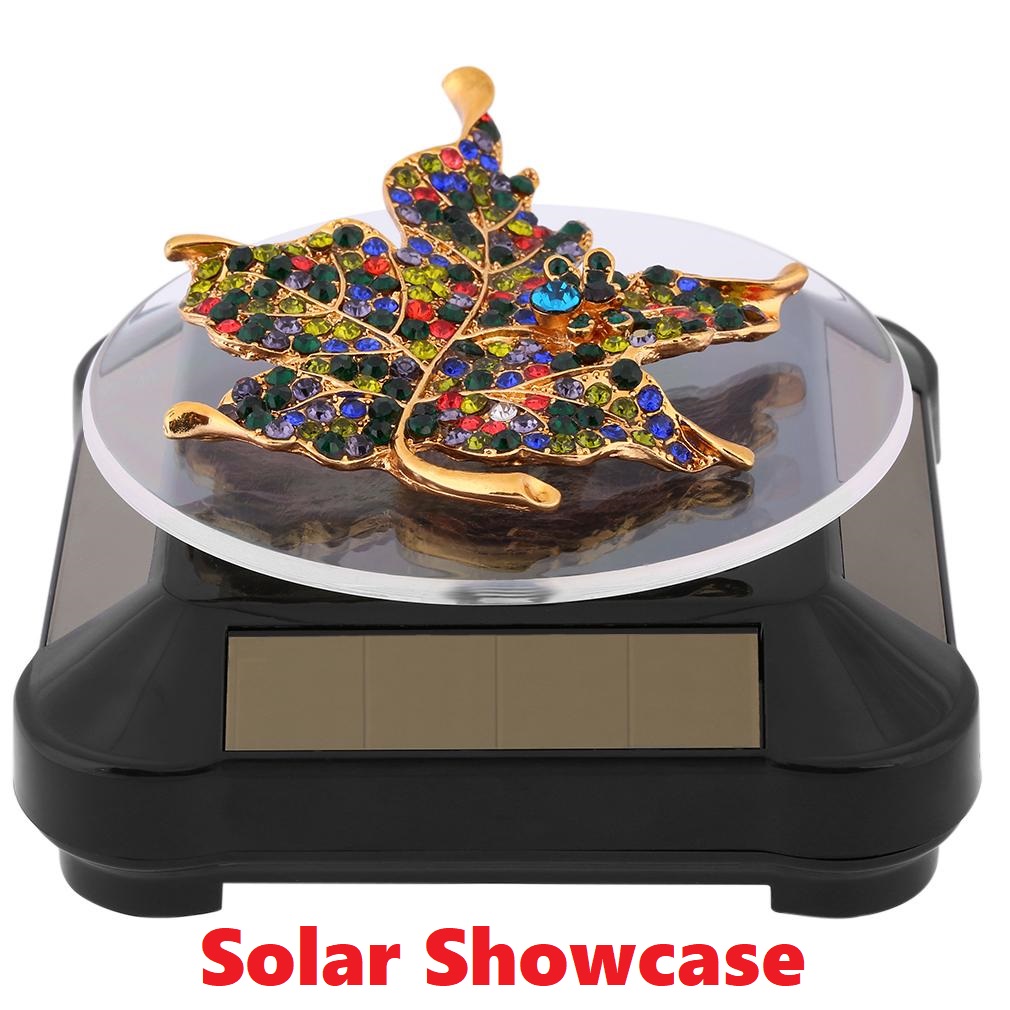 Solar Showcase-JD Weight Limit Max 500g Solar Display Stand 360 ...