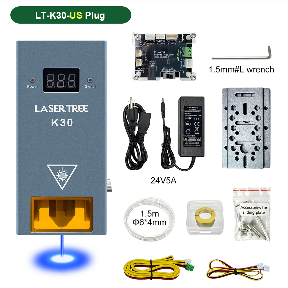 LASER TREE Laser Module 10W/20W/30W/40W Optical Power with Air Assist ...