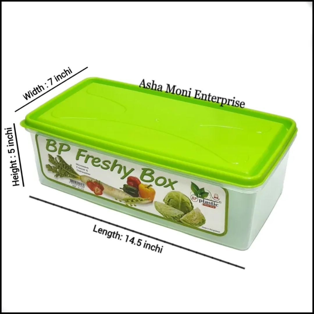 Big Size Plastic Food Storage Box 4000 ml - BP Plastic Food Grade ...