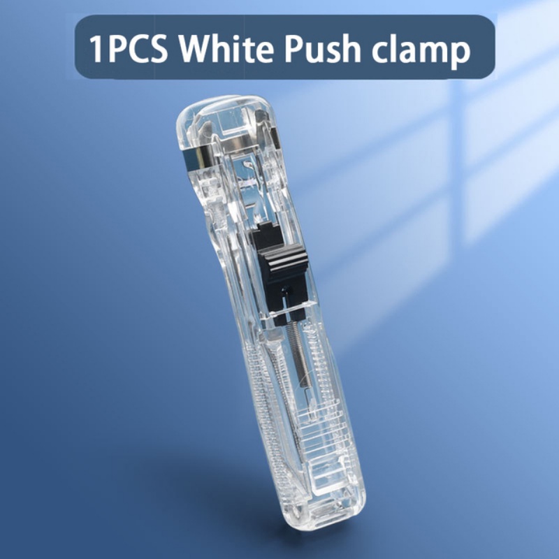 Metal Clip Push Staple Remover Paper Fixing Organizing Stapler Reusable ...