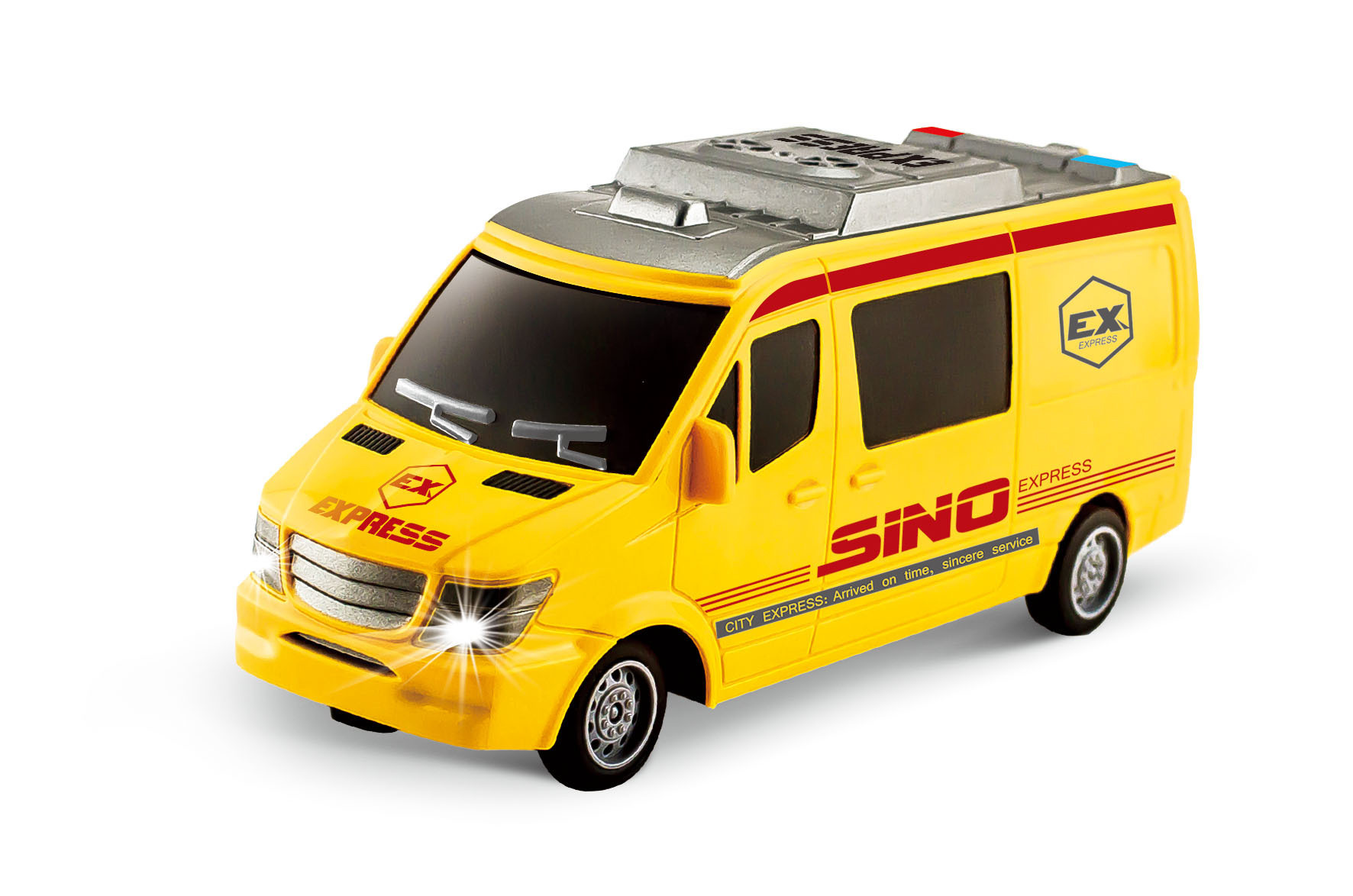 GC Remote Control Car Model 4CH Simulation City Service Car RV ...