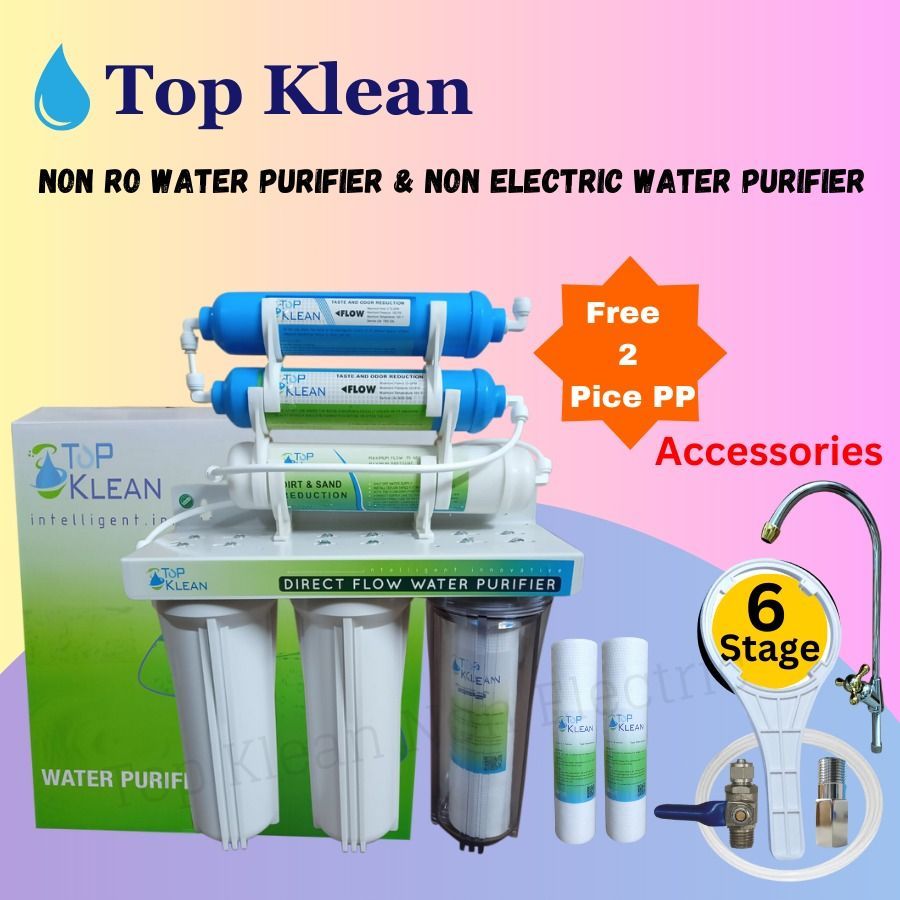 Top Klean (A6) Six Stage Non RO Water Purifier. | Daraz.com.bd
