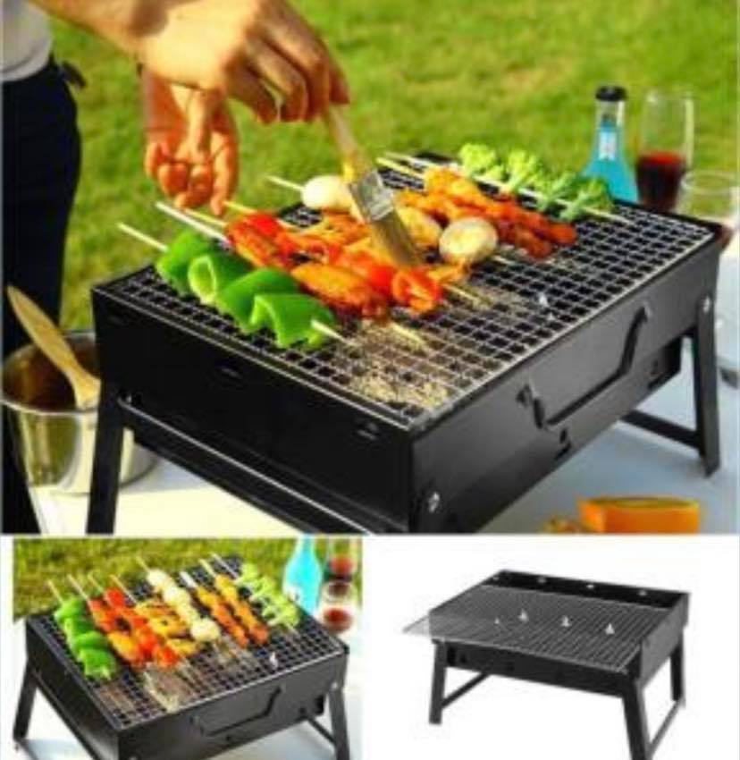 Portable Stainless Steel Barbecue Machine BBQ | Daraz.com.bd